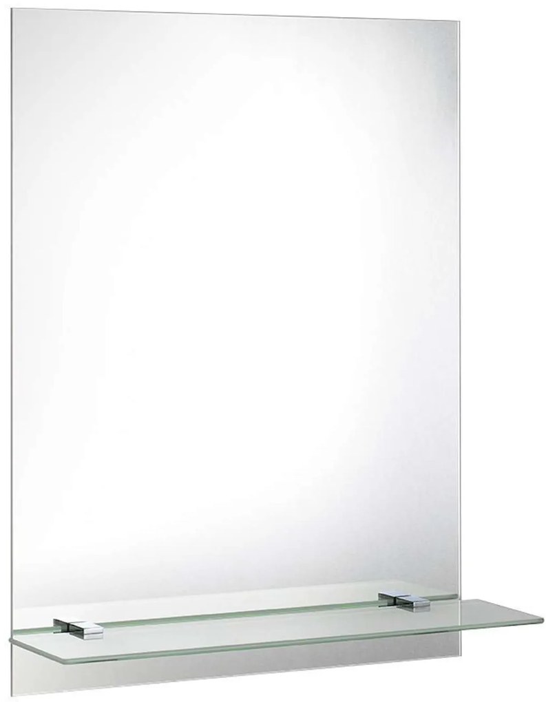 Aqualine - Zrcadlo 60x80 cm, včetně závěsů, s otvory pro polici 22430