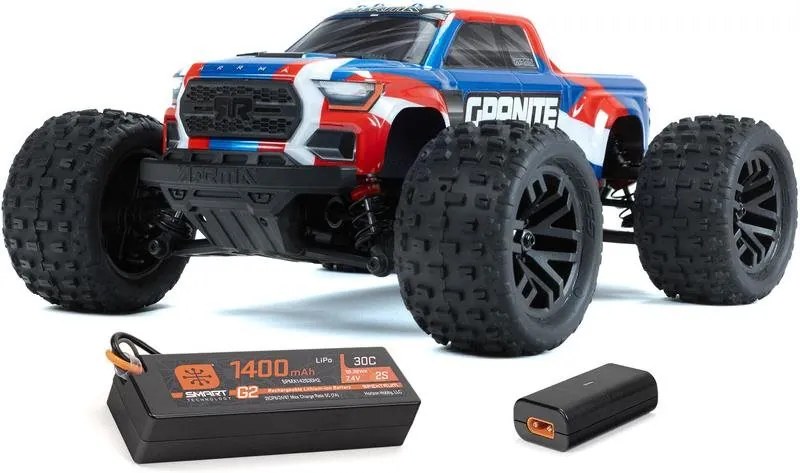 Arrma granite grom 1:18 4wd smart rtr modré