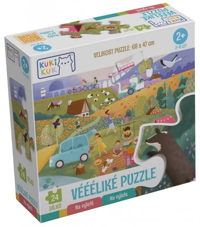 Betexa KukiKuk - Véééliké puzzle Na výletě