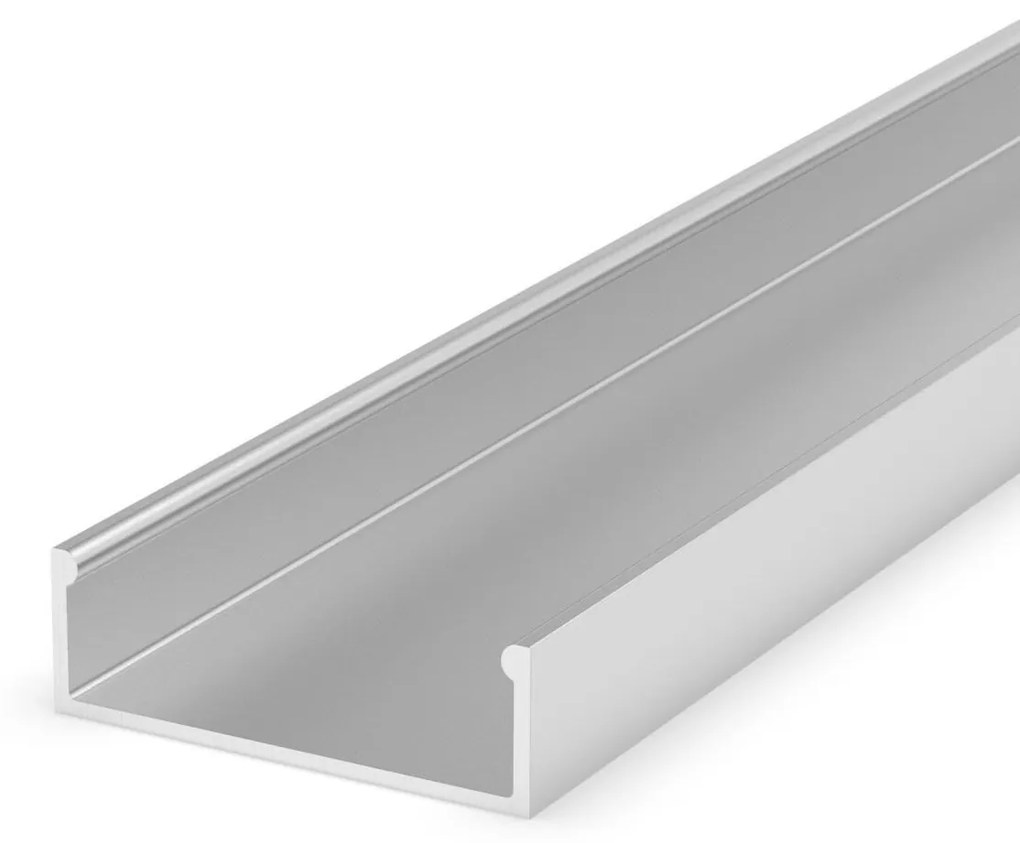 T-LED 092250 LED profil P13-1 stříbrný široký přisazený