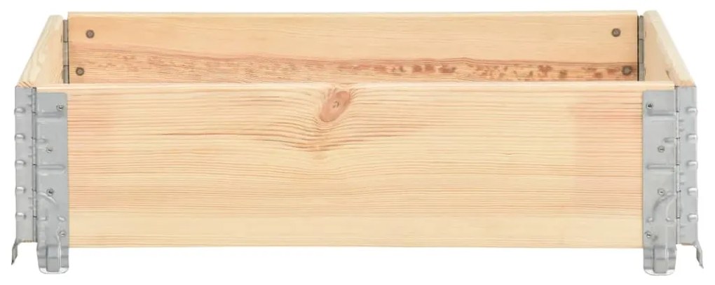Vyvýšený záhon 60 x 80 cm masivní borové dřevo - Default Title