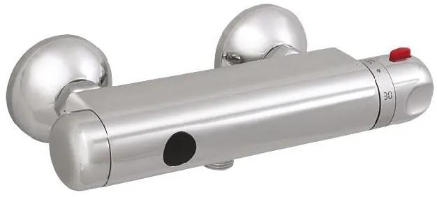 Sanela Senzorové sprchy - Termostatická senzorová sprchová baterie se spodním vývodem pro bateriové napájení, chrom SLS 03SB