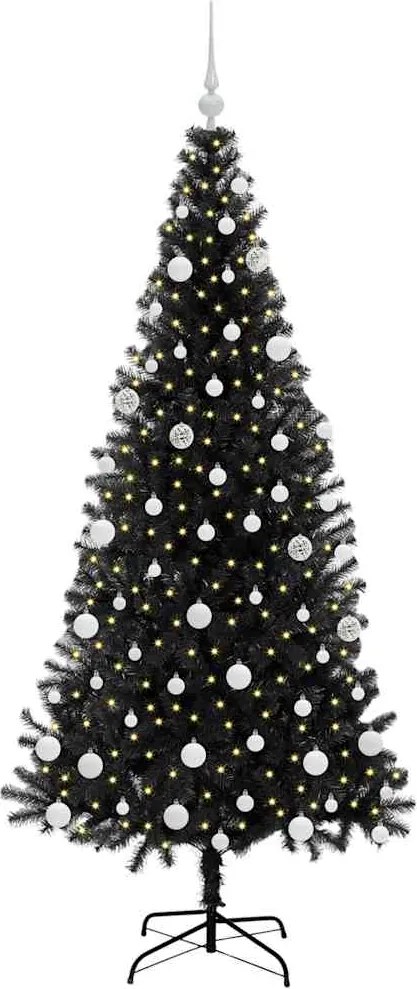 Vánoční stromeček Černá 180 cm PVC 3396481