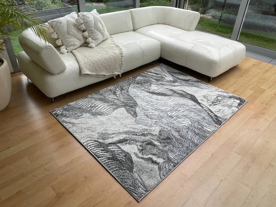 Vopi | Kusový koberec Marvel 7601 grey - 80 x 150 cm