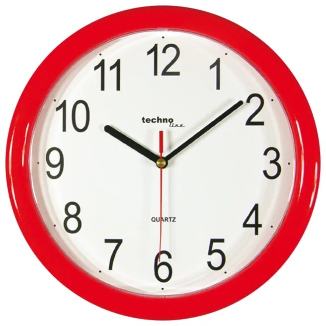 TechnoLine Nástěnné hodiny WT 600 red
