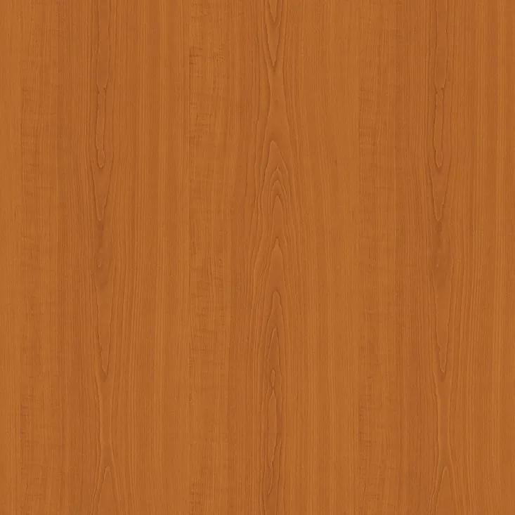 Kombinovaná kancelářská skříň PRIMO WHITE, dveře na 2 patra, 1781 x 400 x 420 mm, bílá/třešeň
