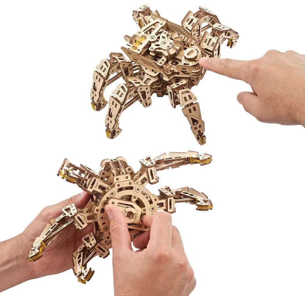 Ugears 3D mechanické puzzle Hexapod Explorer 388 ks