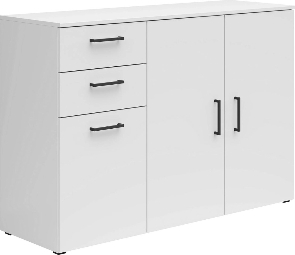 XXXLutz KOMODA, bílá, 120/83/40 cm Carryhome - Široké komody - 002427022028