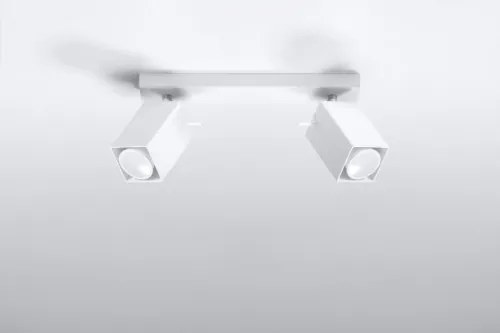 Bodové svítidlo SOLLUX Merida 2 GU10 2x40W bez zdroje SL.0096 bílá