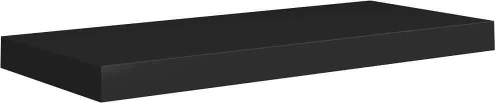 vidaXL Plovoucí nástěnné police 4 ks 60 x 23,5 x 3,8 cm MDF [323834] Barva: Černá