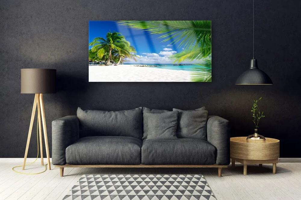 Plexisklo-obraz Tropická Pláž Moře Výhled 120x60 cm
