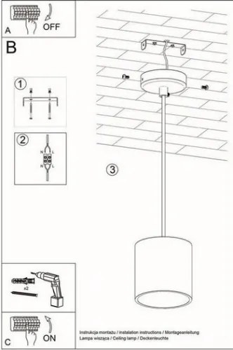 Lustr SOLLUX Orbis 1 GU10 1x40W bez zdroje SL.0053 bílá