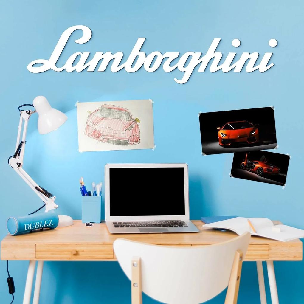 DUBLEZ | Dřevěné nápis na zeď - Lamborghini