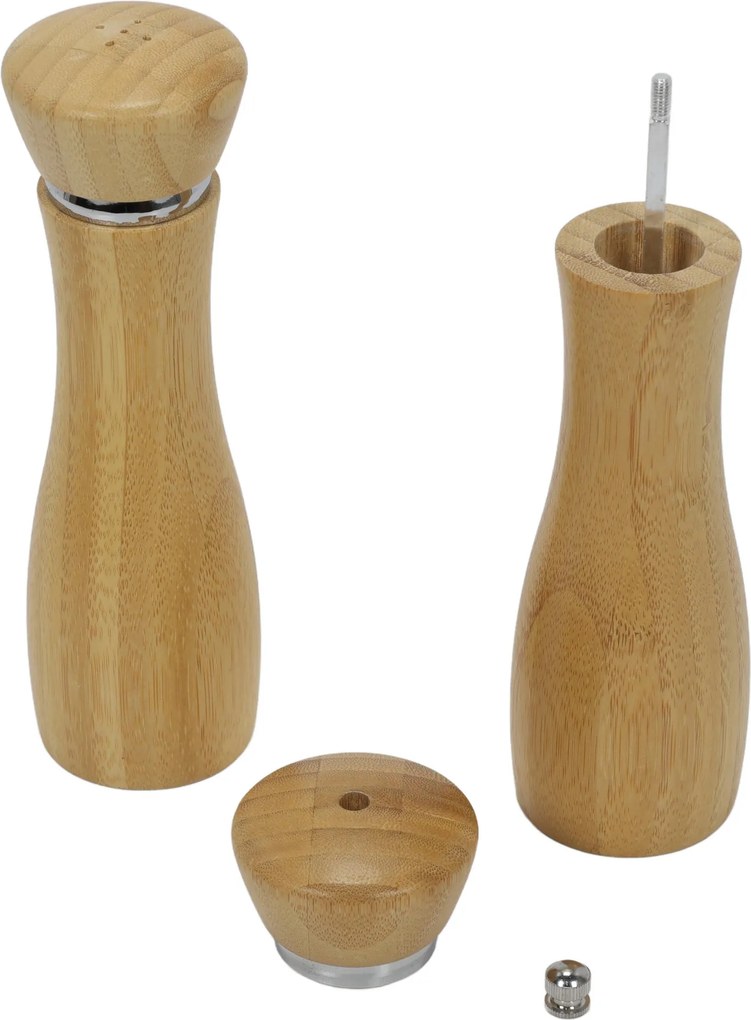 Bambusová mlýnek na sůl a pepř, 2 ks, KESPER