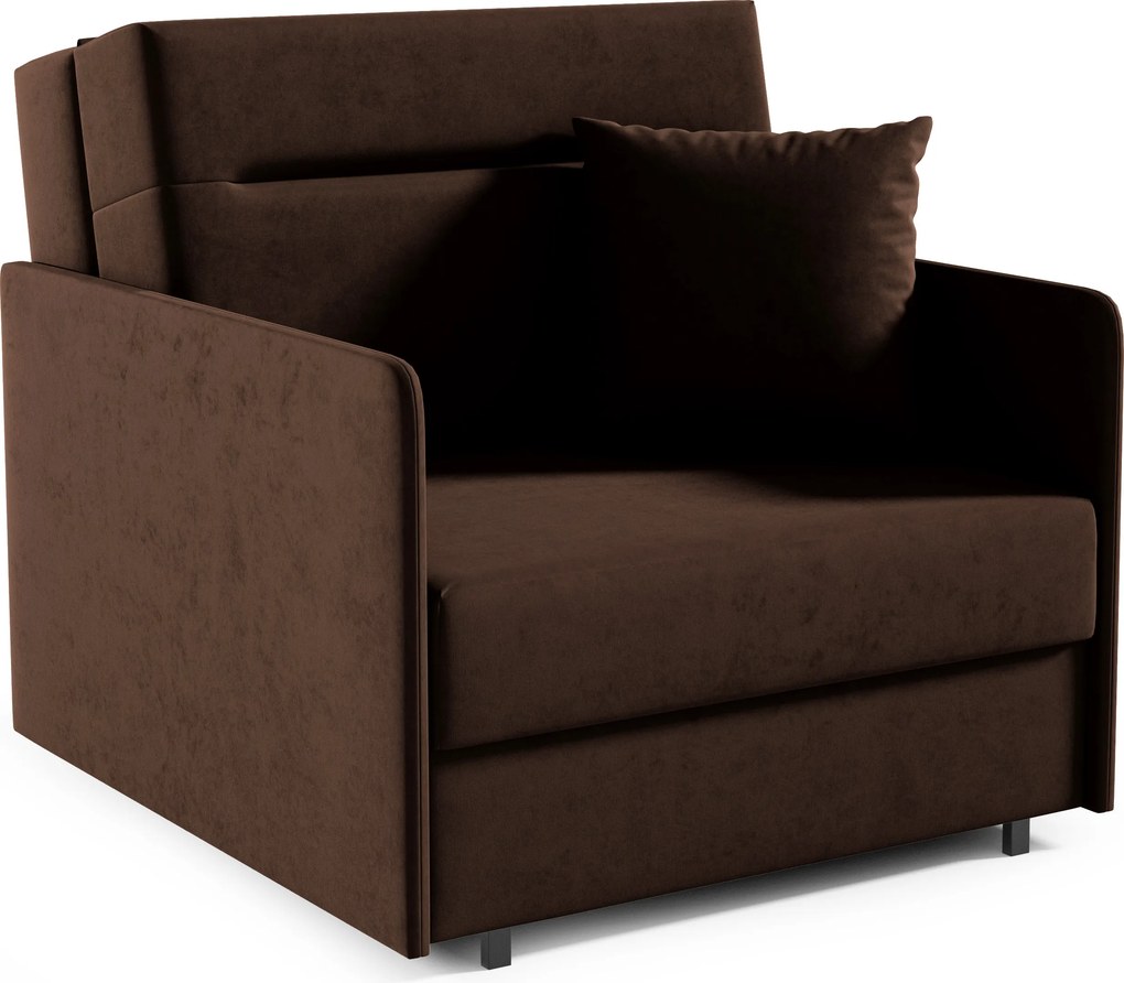 Eka Pohovka AMERYKANKA 172, 90 cm Barva látky: Žlutá (Kronos 01)