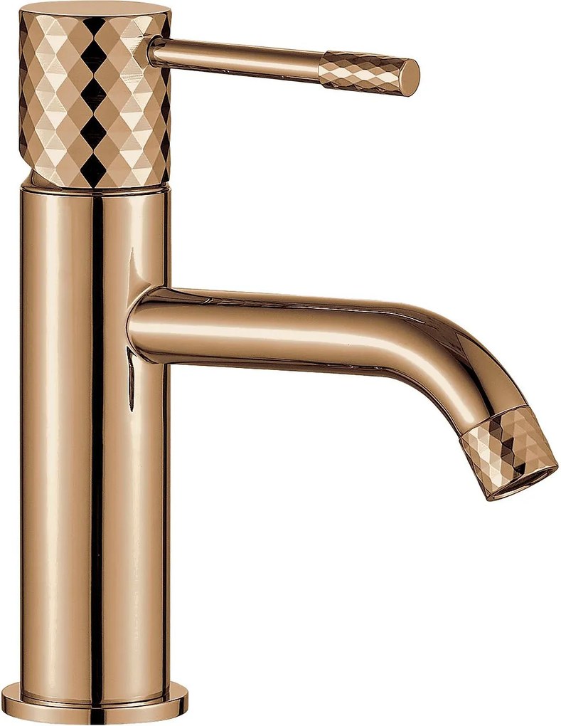 Rea Lungo Diamond, umyvadlová baterie h-185, měděná lesklá, REA-B8994