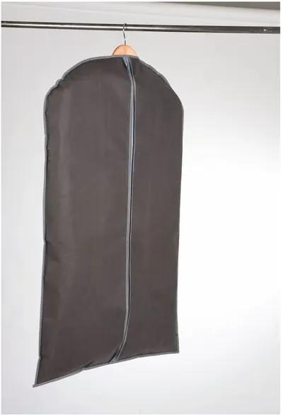 Šedý závěsný obal na šaty Compactor Garment, délka 100 cm