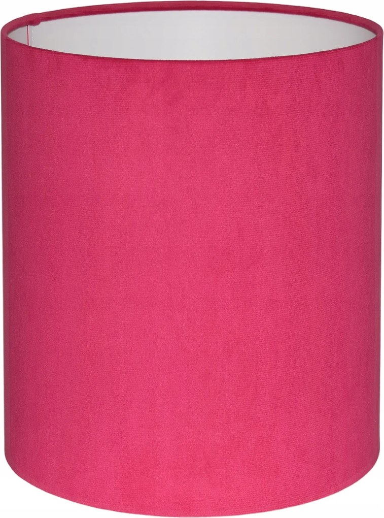 Stínidlo pro stojací lampu Závěsný válec 13/15 cm E27 Magenta Růžová Matera