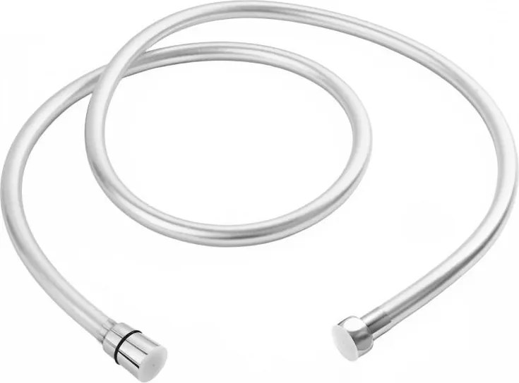 Erga Snake, hladká sprchová hadice 150 cm, Anti-Twist, stříbrná matná, ERG-YKA-BP.SNAKE-CHR