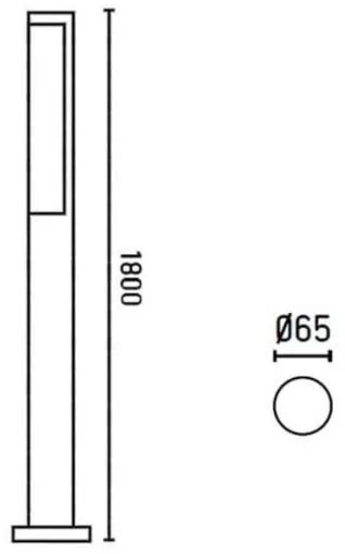 FARO 75524 - LED Venkovní lampa BERET-3 LED/16W/230V IP54