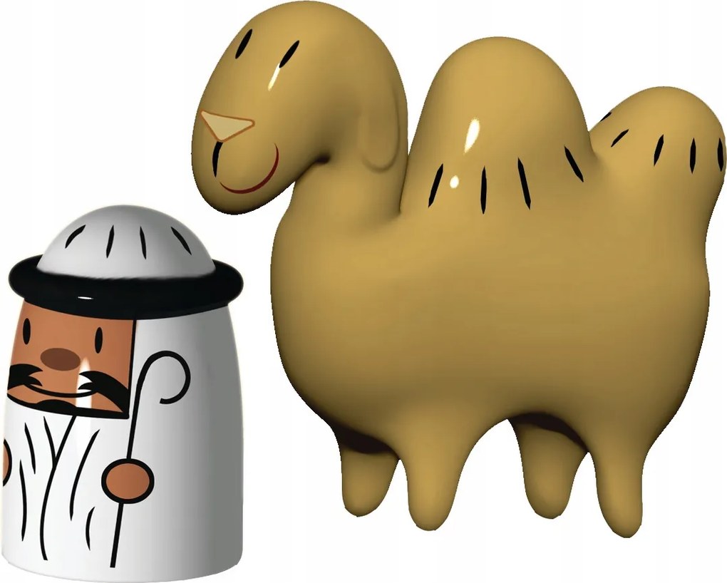 Alessi Amir&camelus Porcelánová figurka Velbloud a pastýř Dárek