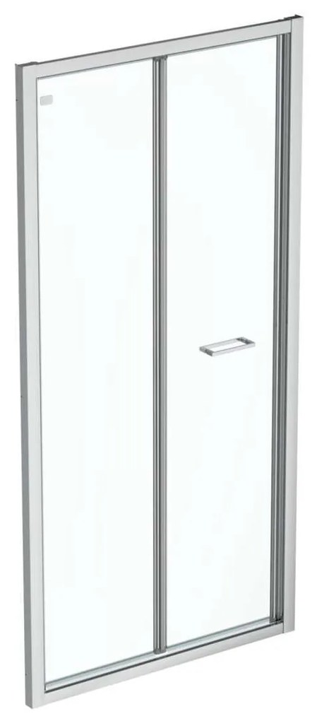 Ideal Standard Connect 2 - Skládací sprchové dveře 80 cm, silver bright/čiré sklo K9285EO