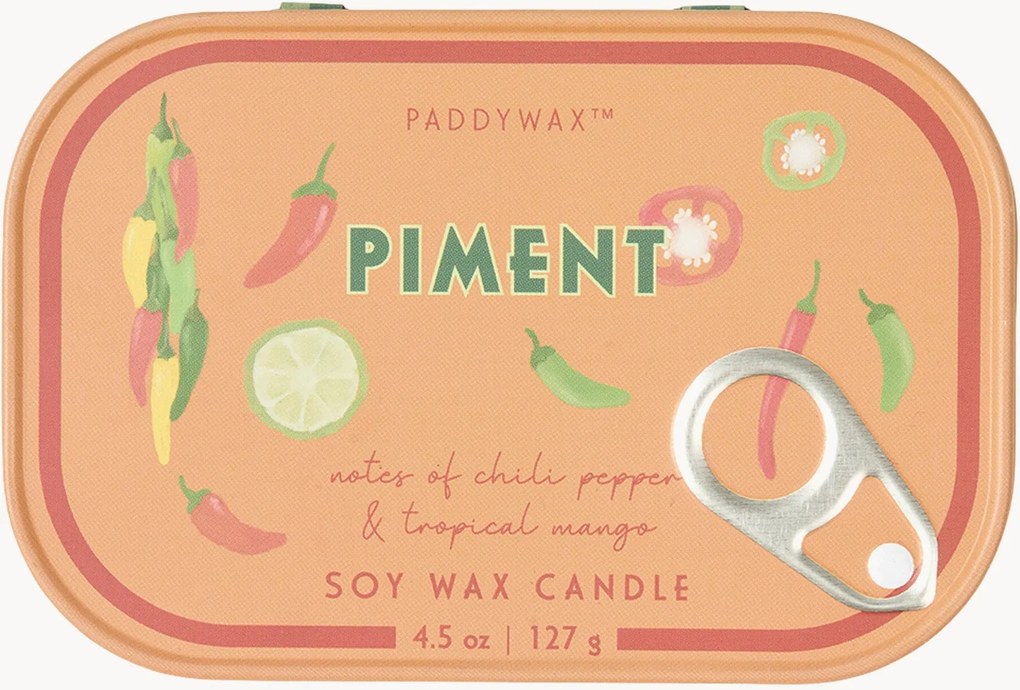 Vonná svíčka v plechovce Piment (chilli, mango)