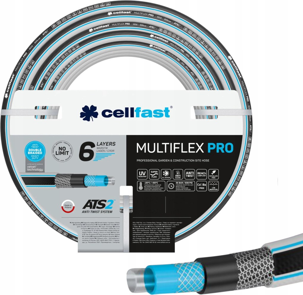Zahradní hadice Multiflex Pro ATS2 1/2″ 50 m