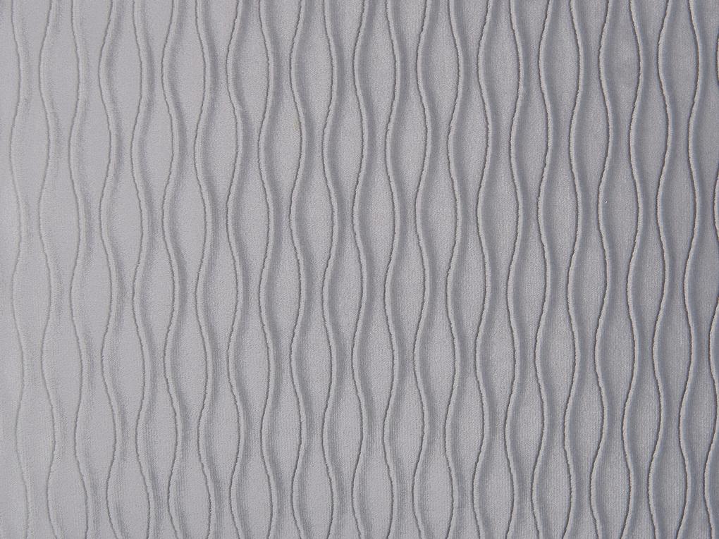 Sada 2 polštářů s reliéfovým vzorem 45 x 45 cm šedé MOTARI Beliani