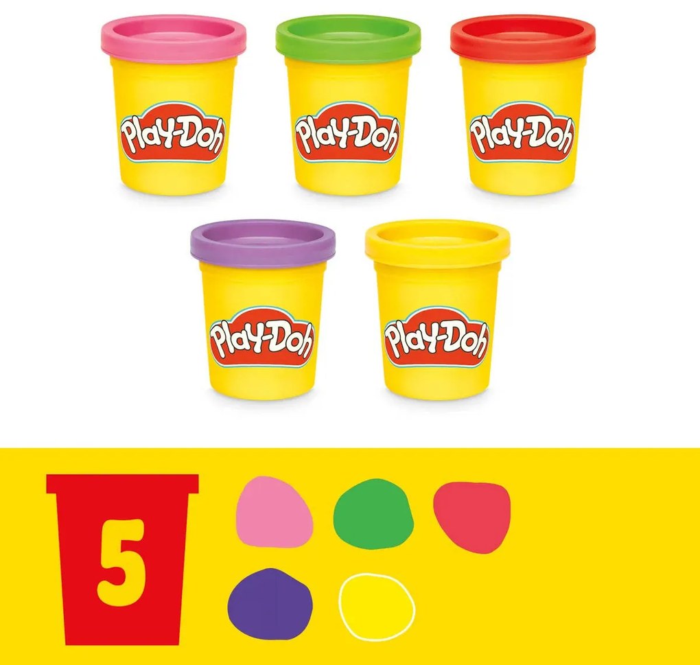 HASBRO PLAY-DOH Mikroskop set modelína s nástroji na baterie Světlo 14g0494