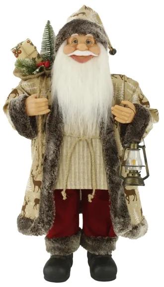 Dekorace Santa Claus Hnědý 60cm