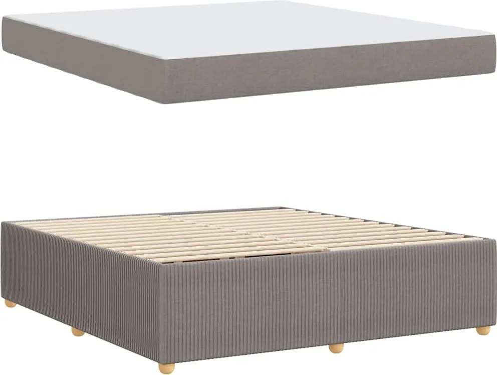 Rám postele Taupe 180 x 200 cm textil 3398422