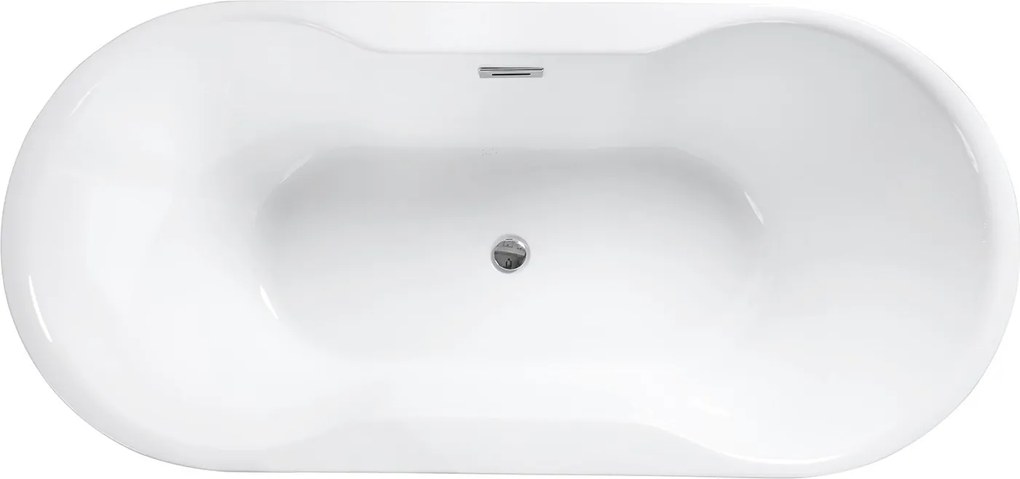 Besco Navia vana volně stojící 160 x 80 cm sifon černá barva grafit VANNAVIA160BG3 Koupelny Bernold