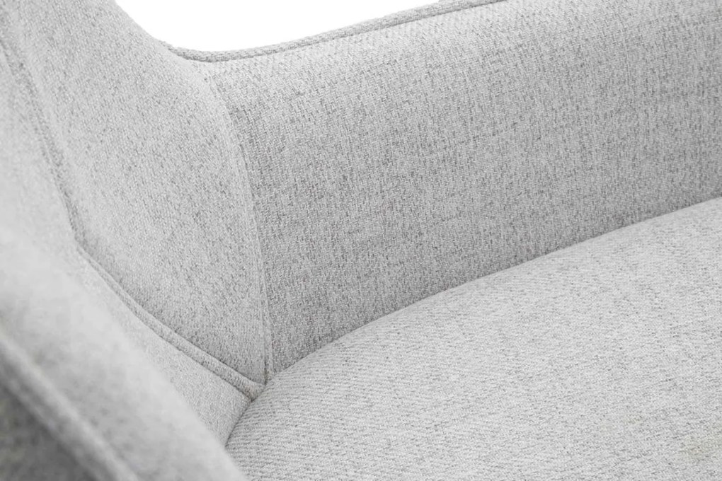 Designová barová židle Elchanan šedá - skladem