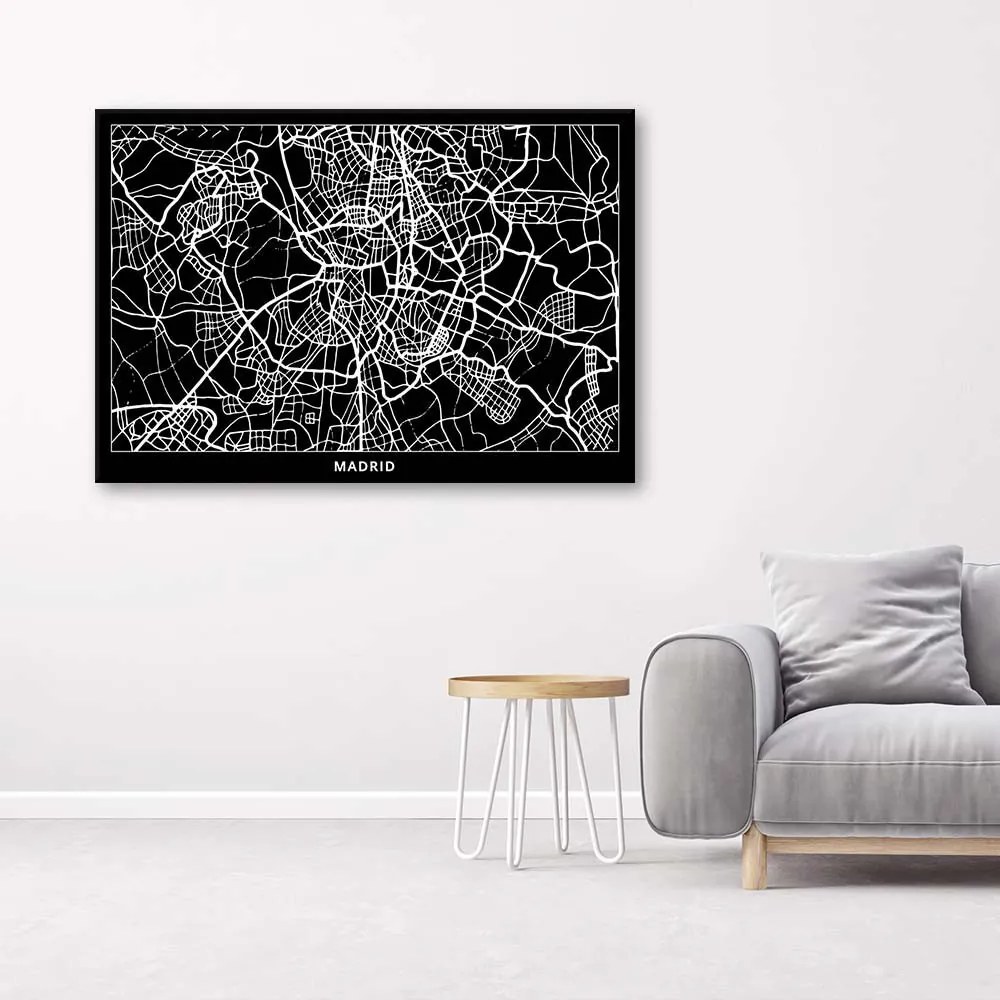 Gario Obraz na plátně Plán města Madrid Rozměry: 60 x 40 cm