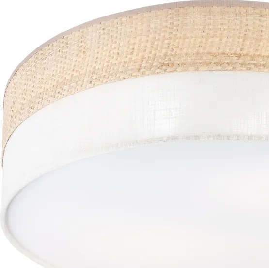 Stropní svítidlo SIRJA BOHO 2xE27/15W/230V pr. 45 cm béžová/krémová