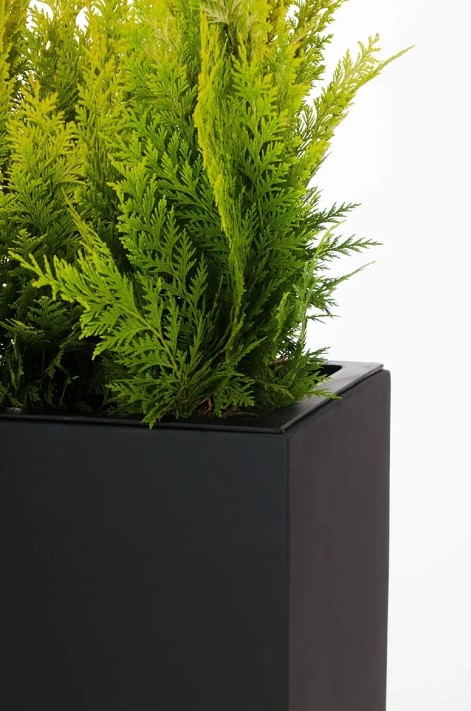 Květináč ELEMENTO, sklolaminát, šířka 59 cm, antracit