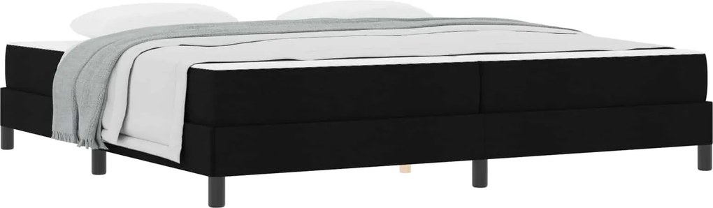 Postel s boxspringem Černá 200 x 200 cm textil 3398516