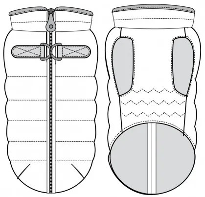 MILK&PEPPER Kabát pro psy Beryl Ebene Velikost: 41