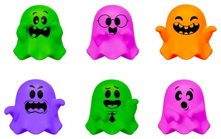 Schylling NeeDoh Groovy Ghosts