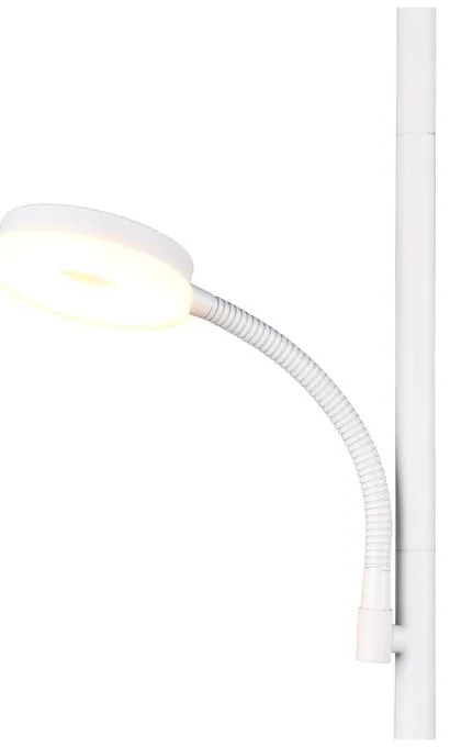 Bílá LED stojací lampa (výška 178 cm) Specter – Trio