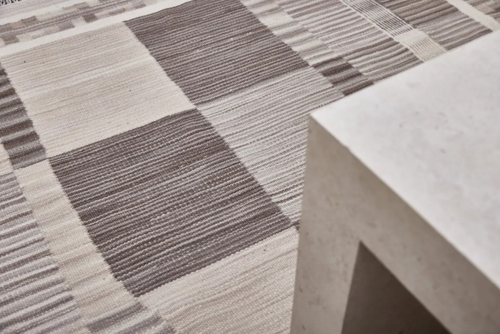 Diamond Carpets India, Ručně vázaný kusový koberec Da Vinci III DESP P115 Brown Stone Mix, 140x200, hnědá, ložnice