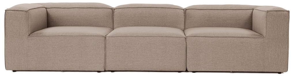 Hanah Home Třímístná pohovka FORA hnědá