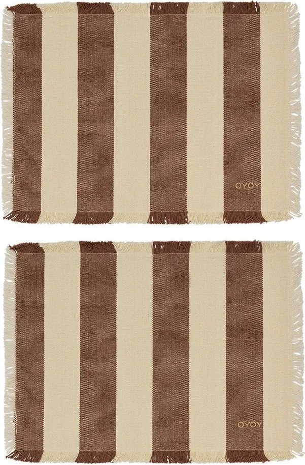 Prostírání v sadě 2 ks z bio bavlny 36x48 cm Toppu – OYOY Living Design