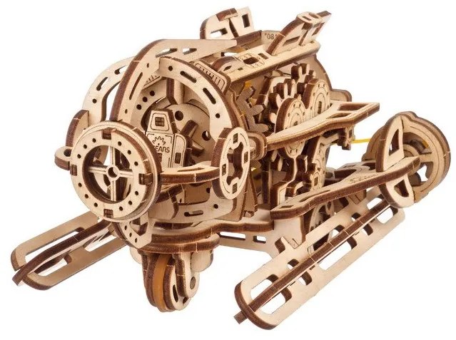 Ugears 3D dřevěné mechanické puzzle Steampunková ponorka