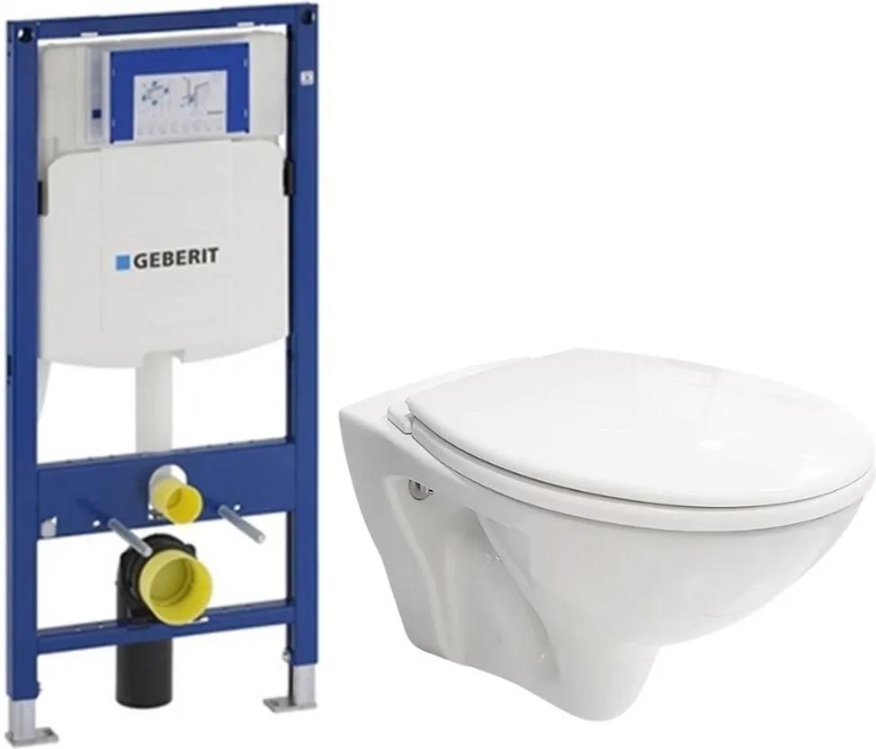 AKCE/SET/GEBERIT - SET Duofix pro závěsné WC 111.300.00.5 bez ovládací desky + WC CERSANIT MITO + SEDÁTKO 111.300.00.5 MI1