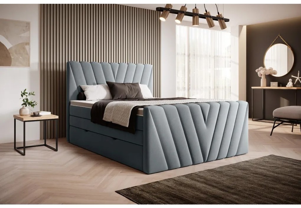 Candice boxspring postel 140X200 Materiál / Dekor: Nube 24