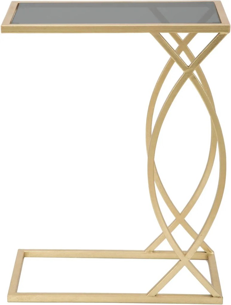 Odkládací stolek v stylu glamour, výška 60 cm