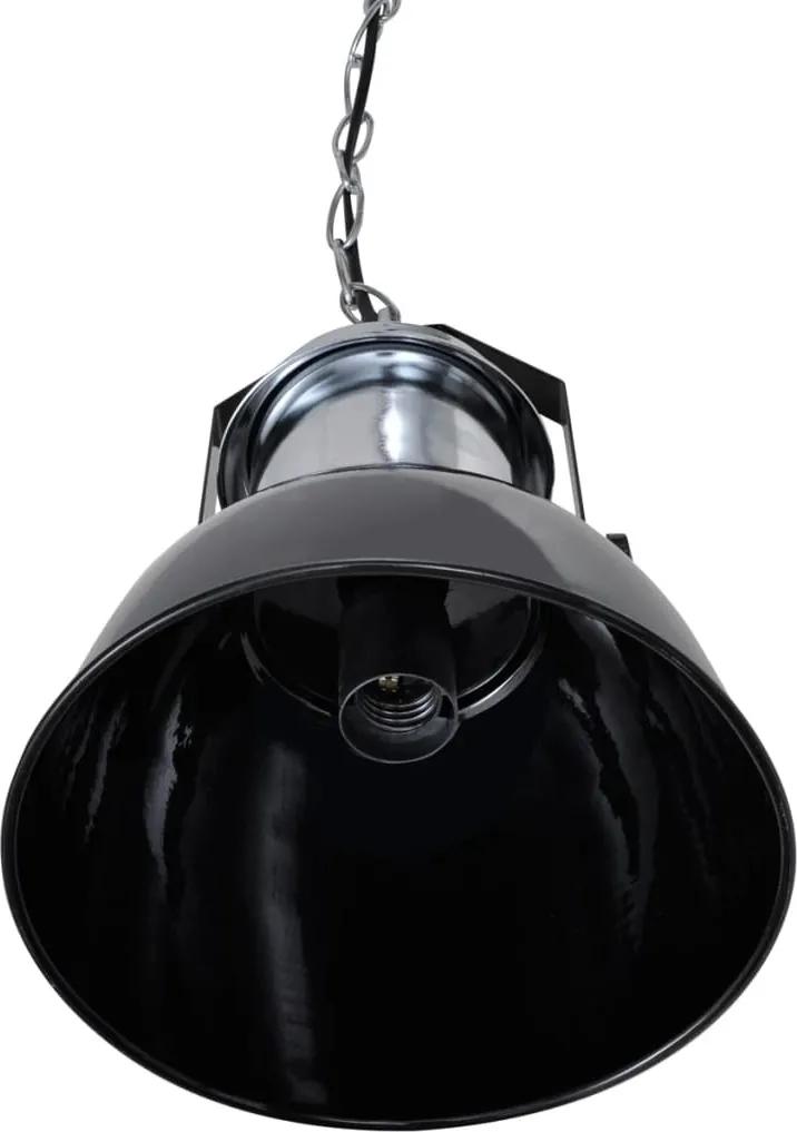 vidaXL Stropní lampa 2 ks s nastavitelnou výškou moderní kovová [241111] Barva: Černá