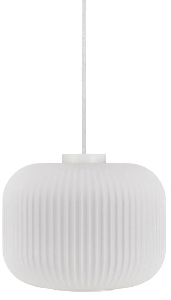 Závěsný lustr z opálového skla Milford pro žárovku E27 ø30cm  - Nordlux